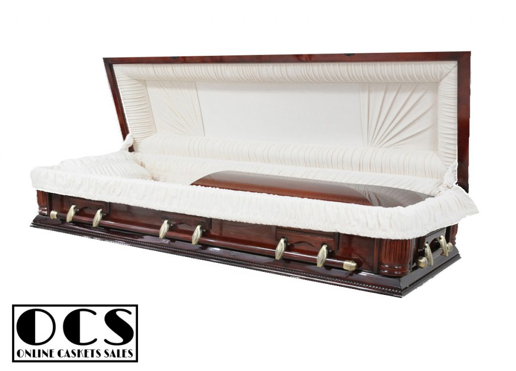 751002 FC – Full Couch W/ Foot Panel Solid Poplar Casket Light Beige ...